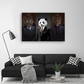 Gario Obraz na plátně Zvířata v oblecích Rozměry: 60 x 40 cm