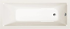 Polysan Noemi obdélníková vana 170 x 70 x 39 cm akrylát ivory béžová 71708.40