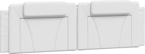 Postel Viana s matrací bílá 180 x 200 cm umělá kůže 3208811