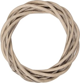 Přírodní šedý ratanový věnec Rattan XXS - Ø 10*2 cm