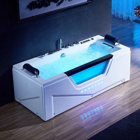 BPS-koupelny Hydromasážní vířivá vana CARINA 938 182x82 s ohřevem vody