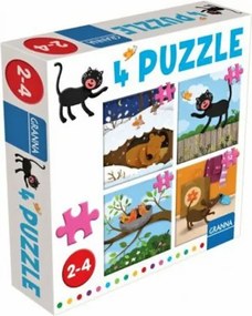 Granna Puzzle set 4v1 - Kočka