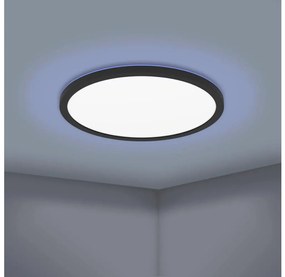 Eglo 900092 - LEDRGBW Stmívatelné stropní svítidlo ROVITO-ZLED/16,5W/230V černá