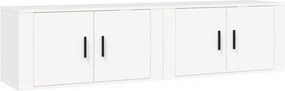 Nástěnné TV skříňky 2 ks bílé 80 x 34,5 x 40 cm 3188350