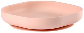 Talíř silikonový s přísavkou Pink