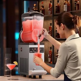 Výrobník mražených nápojů 12 L Komerční Slushy Stroj Margarita Smoothie