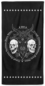 Osuška Baphomet skull (Velikost osušky: 100x170cm)