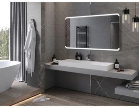 Mexen Nida, LED koupelnové zrcadlo s podsvícením 140x080 cm, 6000K, ochrana proti zamlžování, 9806-140-080-611-00