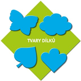 DINO Puzzle KRTEK a přátelé (krteček) 12 dílků tvary dn303041