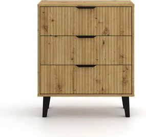 Komoda Borg Duo 3Š dub artisan