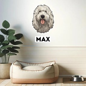PIPPER. Nálepka Komondor Velikost: 60cm