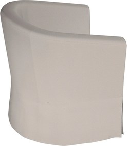 Potah na křeslo IKEA Ektorp Tullsta barva béžová látka pletený vzor