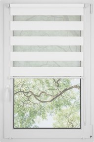 Roleta Den Noc neinvazivní soft Bílá 73x150 cm
