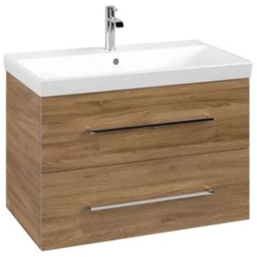 Villeroy & Boch Avento - Umyvadlová skříňka, 78x51x45 cm, 2 zásuvky, Oak Kansas A89100RH
