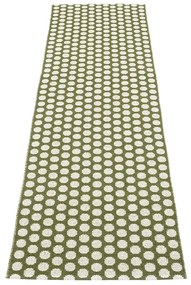 Vinylový koberec Pappelina NOA dark olive velikost: 70x250cm