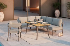 XXXLutz TERASOVÁ SEDACÍ SOUPRAVA kov, plast, textil Ambia Garden - Online Only zahradní nábytek - 002154000501