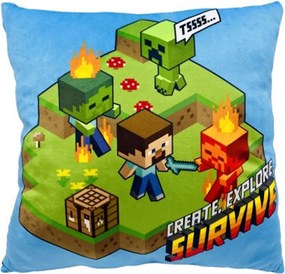 Oboustranný polštář Minecraft - Survive