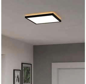 Eglo 901442-LED Koupelnové stropní svítidlo ROVITO 13,4W/230V 29x29cm IP44 černá
