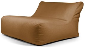 Hnědý sedací vak z textilie bouclé Sofa Lounge – SLOWDOWN