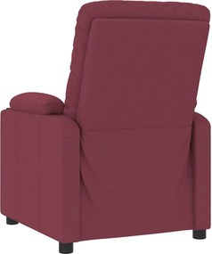 Masážní křeslo vínové textil 339115
