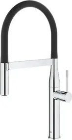 Grohe Essence - Dřezová baterie s flexibilním ramenem s přepínačem chr