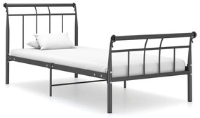Rám postele černý kovový 100 x 200 cm,  325033 HangarStore.cz