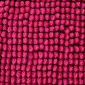 Tmavě růžová koupelnová předložka 50x80 cm Bobble – Catherine Lansfield