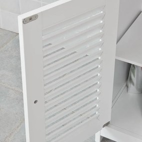 Sobuy FRG237-W Skříňka pod umyvadlo Koupelnová skříňka Bílá 60x58x34cm