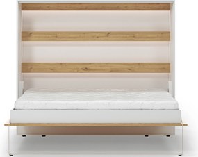 Devesto Sklápěcí postel Horizontální 140 Dub Artisan LED