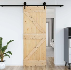 vidaXL Dveře NARVIK 70 x 210 cm masivní borové dřevo [154427] Barva: Přírodní
