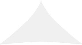 vidaXL Stínící plachta oxfordská látka trojúhelníková 5 x 6 x 6 m bílá