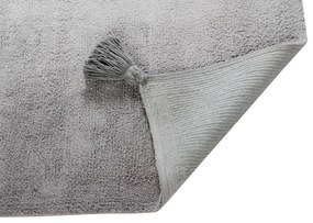 Lorena Canals, Přírodní koberec, ručně tkaný Ombré Dark Grey - Grey, 120x160, šedá, obývací pokoj