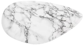 Kovový dekorativní tác 26x29.5 cm Marble Look – PT LIVING