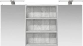 Sada koupelnových skříněk 3 ks 100 x 10,5 x 50 cm 3403691
