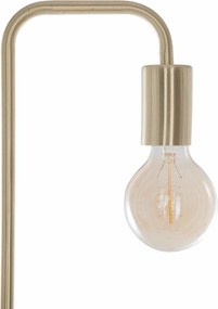 Kovová stojací lampa pro obývací pokoj, moderní, ve zlaté barvě,
