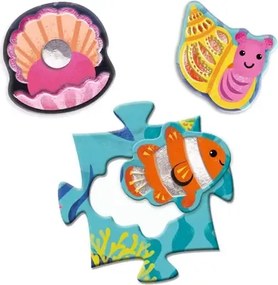 DJECO Puzzle Tactilo sea / 24+8 dílků / od 3 let