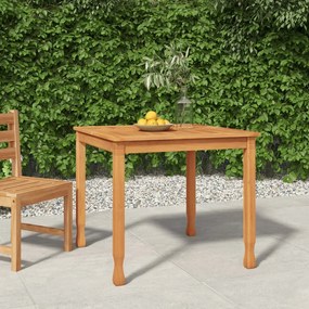 Zahradní jídelní stůl 85 x 85 x 75 cm masivní teak,  316605