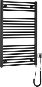 Aqualine - Topné těleso 60x96 cm, 400 W, matná černá ILE96TB
