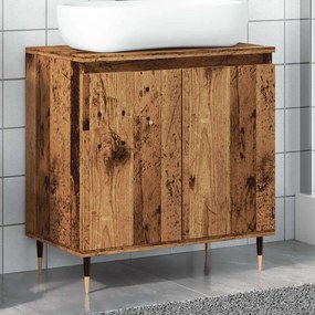 Koupelnová Skříňka Old Wood 58 X 33 X 60 Cm Kompozitní Dřevo