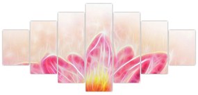 Obraz lotusového květu (210x100 cm)