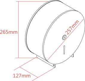 Novaservis - Zásobník na kotouče toaletního papíru nerez, 69088,4