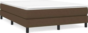 Box spring postel s matrací tmavě hnědá 160x200 cm textil 3144088