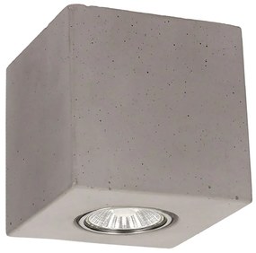 Stropní svítidlo LED CONCRETEDREAM SQUARE, 1xLED 5W (součástí dodávky), betonové
