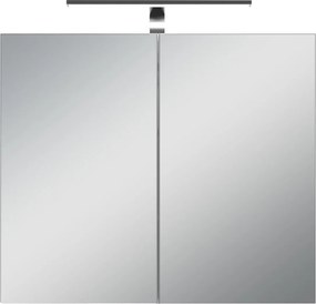 byLIVING Zrcadlová skříňka Spree s LED (bílá, 70 cm)