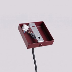 Sollux Lighting Závěsné svítidlo LAGOS 1 bordó