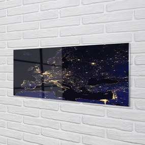 akrylový obraz sky mapa světle 120x60 cm