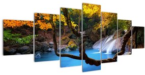 Obraz - Vodopády v Asii (210x100 cm)