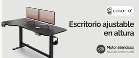 Deuba Elektrický Psací stůl XL tvar L černá