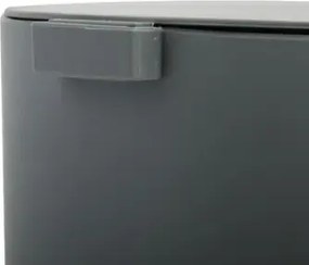 MSV OSAKI pedálový odpadkový koš 3 L matný šedý / plast