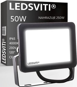LEDSVITI Venkovní LED reflektor 50W